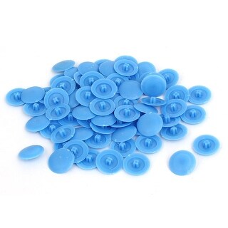 12mm Dia Plastic Phillips Screw Cap Hole Plugs Dust Proof Covers Blue ...