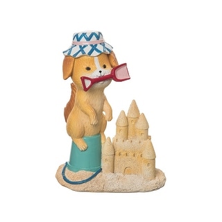 Dog W/Sand Castle Figurine - Bed Bath & Beyond - 40391606