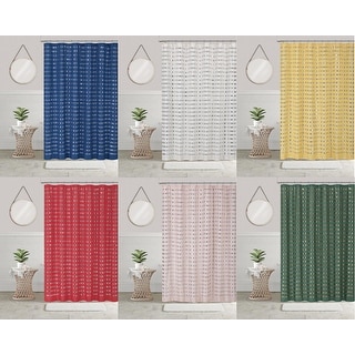 Sequin Shower Curtain 70x70 Shining Stripe Holiday Bathroom Decor Coco ...