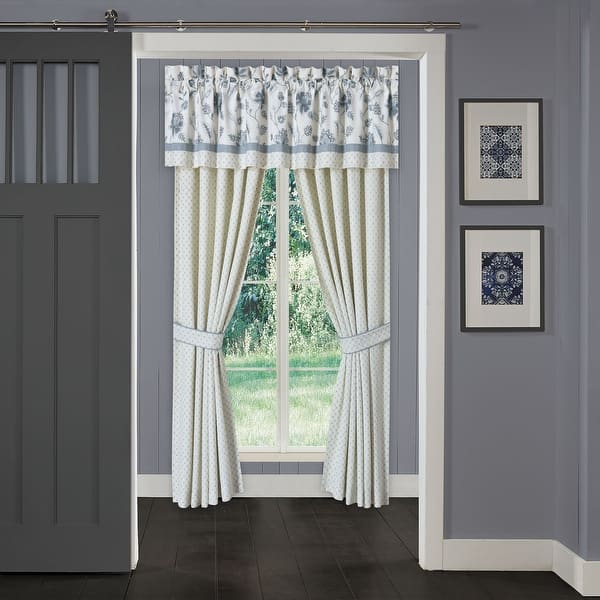 J. Queen New York Blue Garden Window Panel Pair - Bed Bath & Beyond ...