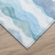 Indoor/ Outdoor Surfside Ombre Wave Washable Rug New - Bed Bath ...