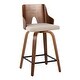 Carson Carrington Adrianna 24" Fixed-Height Counter Stool with Bent ...