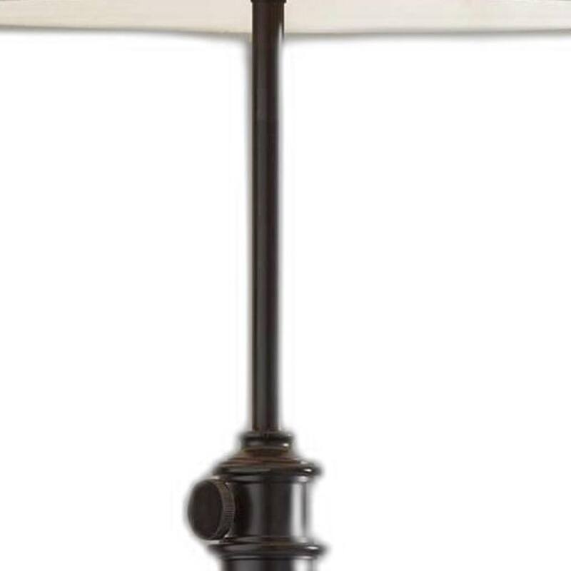 Set of 2 Black Metal Adjustable Height Table Lamp - Bed Bath & Beyond ...