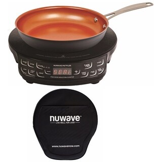 NuWave PIC Flex Precision Cooktop with 9" Fry Pan and Storage Case ...