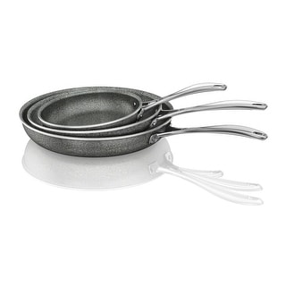 Henckels Capri Granitium 3-pc Aluminum Nonstick Fry Pan Set - Grey ...