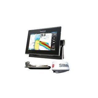 Simrad GO9 XSE 4G Radar Bundle Fishfinder & Chartplotter w/ TotalScan ...