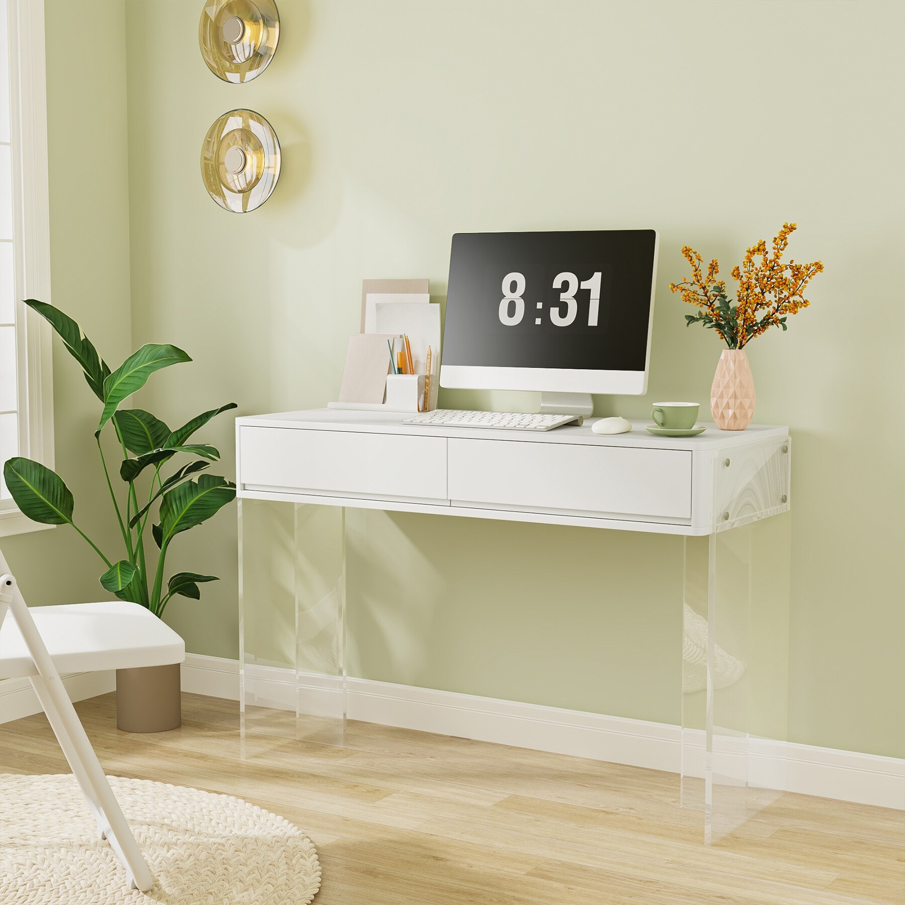 Plastic computer desk store
