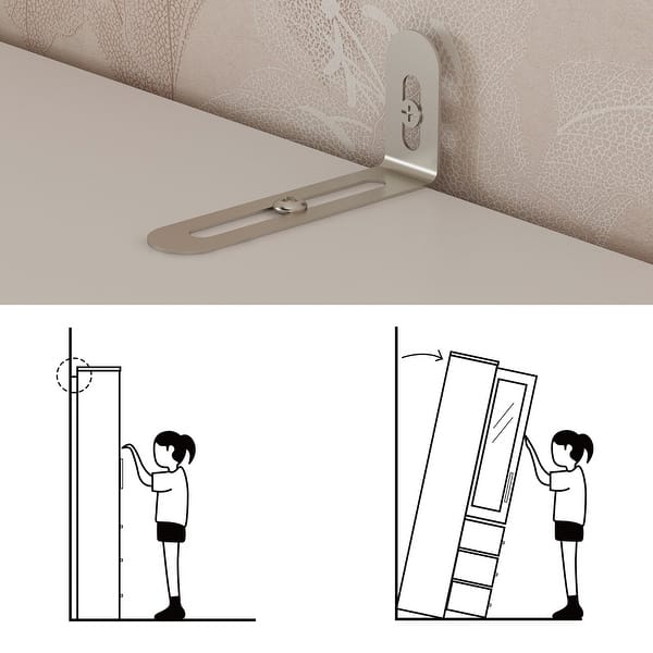 Combo Armoire Wardrobe Storage Cloest Modular Cabinet Dresser Lacquer ...