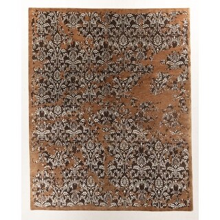 Rustic Dark Brown Area Rug - 7' 11'' X 9' 10'' - 7' 11'' X 9' 10 ...