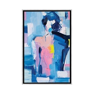 iCanvas "French Blue XVIII" by Li Zhou Framed - Bed Bath & Beyond ...