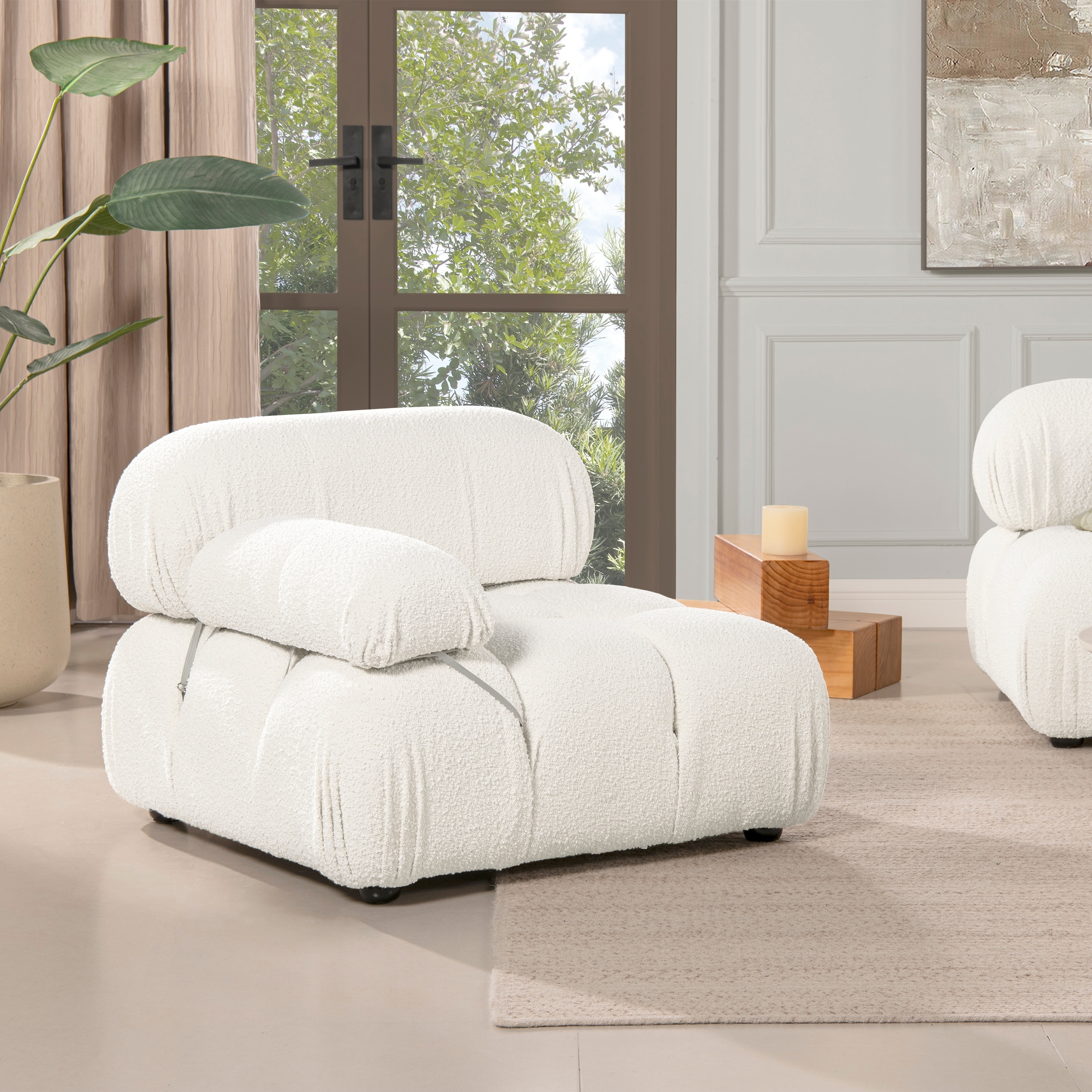 Marcel 36" Bubble Modular Modern Cocktail Ottoman - On Sale - Bed Bath ...