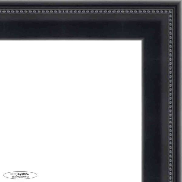 15x12 Traditional Black Complete Wood Picture Frame with UV Acrylic ...