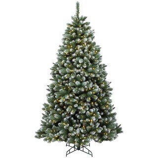 National Tree Company 6.5 ft. Finley Pine Tree with Clear Lights - Bed ...