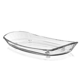 Multipurpose Glass Tray Oven-Safe Cristalline Design for Serve Hot ...