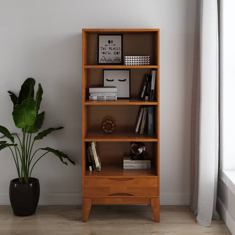 WYNDENHALL Tierney SOLID HARDWOOD 64 inch x 22 inch Mid Century Modern ...