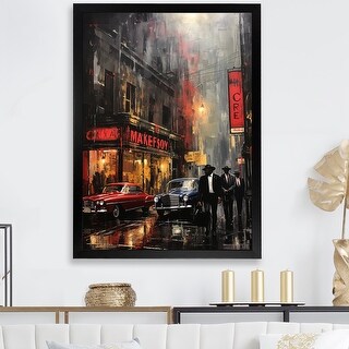 Designart "Red Harlem Nights At The Cotton Club II" Harlem Renaissance ...