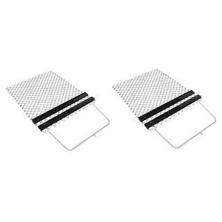 Yard Tuff 5 x 4 Steel Durable Chain Rake Field Leveling ATV Drag Harrow ...
