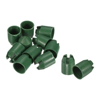 40Pcs 0.8" Inner Dia Plastic Garden Plants Stakes Bamboo Cane End Caps ...