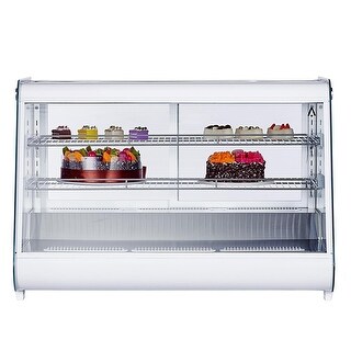Commercial Display Refrigerator with 2 Glass Doors and 3 Shelves for ...