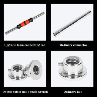 Adjustable Dumbbells 20KG/44LBS With Connector Options Convertible To ...
