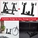 Indoor Steel Bicycle Exercise Stand with 8 Adjustable Resistance Levels ...