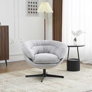 Ergonomic Swivel Accent Chairs with 360° Rotation - Bed Bath & Beyond ...