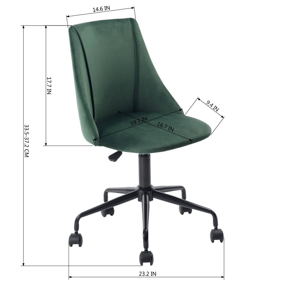 Porch & den voges ergonomic home office chair store