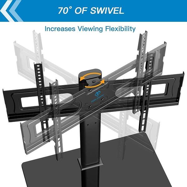 Swivel Universal TV Stand Mount for 32-80 Inch LCD OLED Flat/Curved ...
