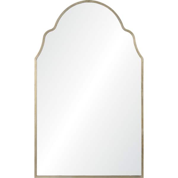 silver leaf wall mirror