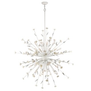 Elk Home Adelaide Textured White Finish 20 Light Chandelier - Bed Bath ...