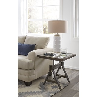 Medici End Table in Charcoal Brown - Bed Bath & Beyond - 33174536