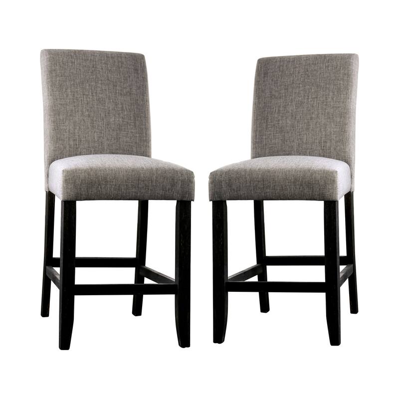 Shap Rustic Linen Counter Height Chairs (Set of 2) by Furniture of ...