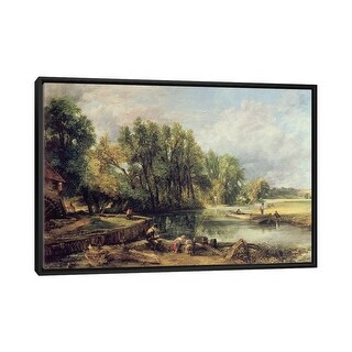 iCanvas "Stratford Mill" by John Constable Framed Canvas Print - Bed ...