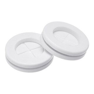 Rubber Grommet Round Double-Sided for Wire Protection White 6pcs - Bed ...