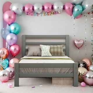 Solid & Sturdy Twin Size Platform Bed - Bed Bath & Beyond - 40722046