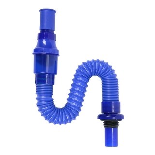 2Pcs Flexible Sink Sewer Pipe Deodorant Basin Waste Extension S Trap ...