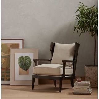 Bono Chair: Cambric Ivory-Burnt Umber - Bed Bath & Beyond - 42695042