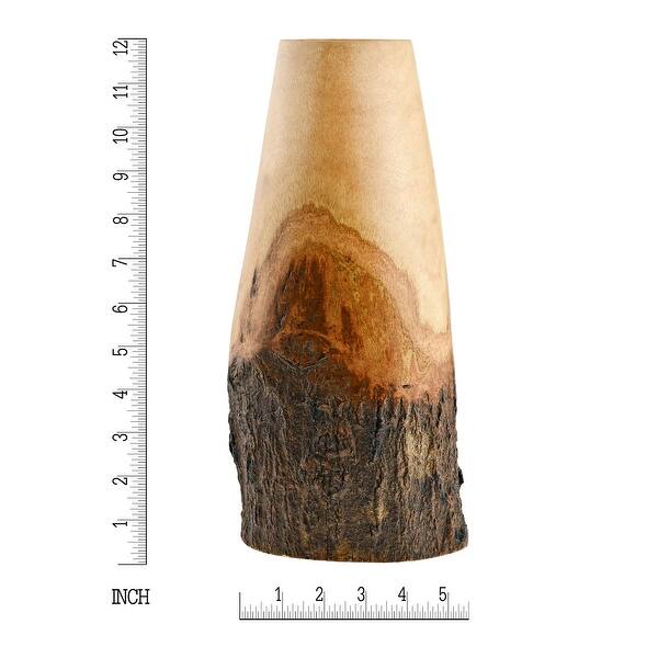 Handmade Eco-chic Natural Bark Decorative Mango Tree Wood Flower Vase ...