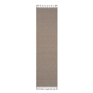 2X8 Mocha /Geometric Indoor/Outdoor Area Rug - 2*8 - Bed Bath & Beyond ...