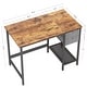 Computer Home Office Desk with Drawers, 40 Inch Small Desk Study ...
