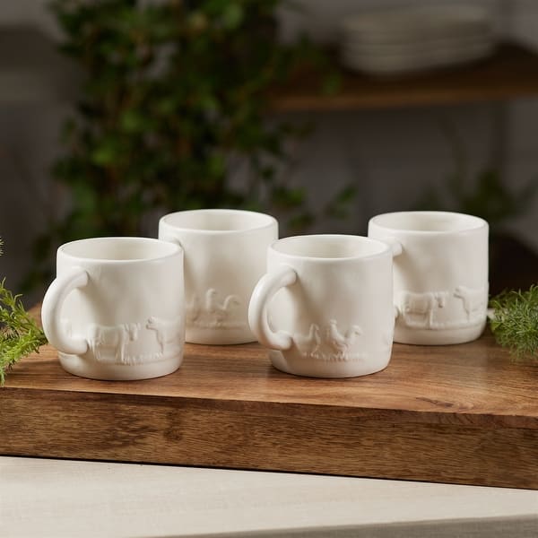 Ceramic Farm Animal Mug (Set of 4) - On Sale - Bed Bath & Beyond - 38291017