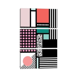 iCanvas "Pastel Abstract" by The Native State 3-Piece Canvas Wall Art ...