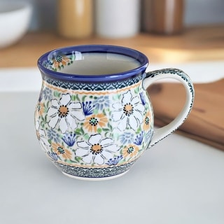 Blue Rose Polish Pottery K04B Galia Bell Shaped Mug - Bed Bath & Beyond ...