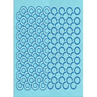 Ahgly Company Machine Washable Transitional Tron Blue Area Rugs - Bed ...