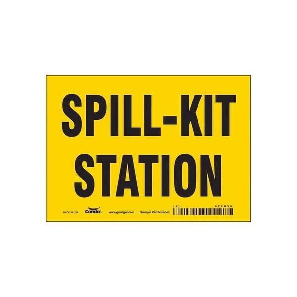 Condor Safety Sign,5 in x 7 in,Vinyl 470N39 - 1 Each - Bed Bath ...