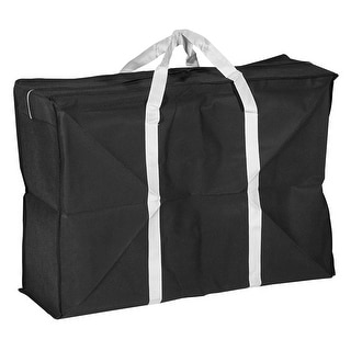 Storage Tote with Zippers, 30.7" L Heavy Moving Tote Bags for Bedding ...
