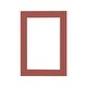 Pack of TEN 6x10 Mats Bevel Cut for 4x8 Photos - Acid Free Brick Red ...