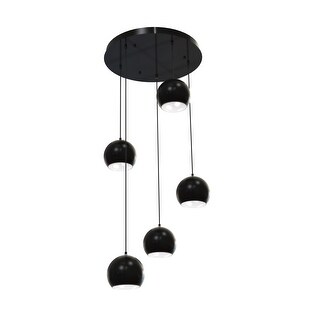 AFX Lighting RXYP08RND5 Roxy 5 Light 24" Wide Multi Light Pendant - Bed ...