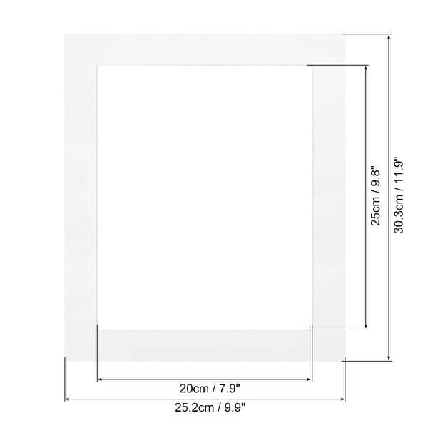 Picture Mats, Core Bevel Cut Frame Mattes for Photos Displays 8Pcs ...
