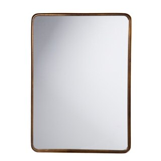 28" Metallic Bronze Rectangular Home Decor and Furniture Waymire ...